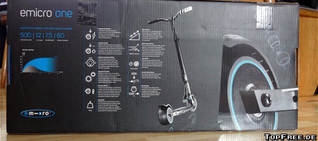 emicro one Unboxing (Verpackung) | TopFree.de